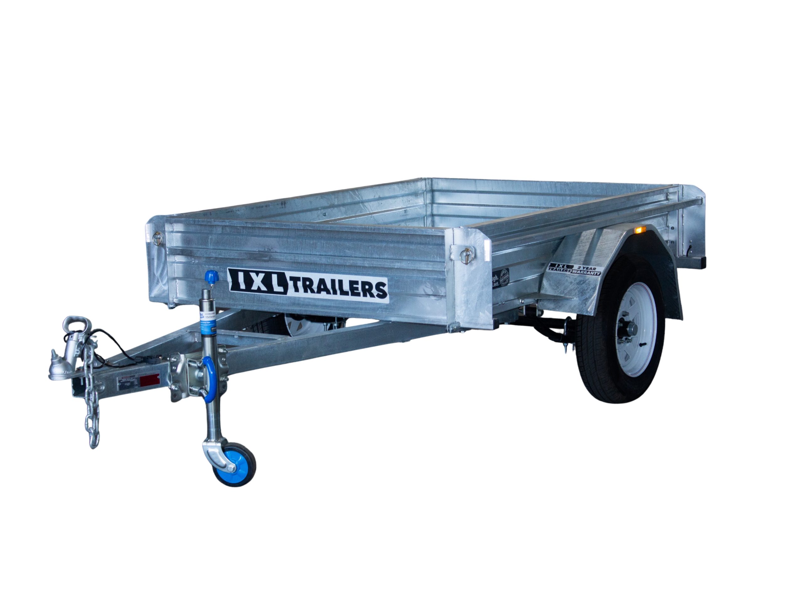 7x4 Premium Single Axle Galvanised Box Trailer - IXL Trailers